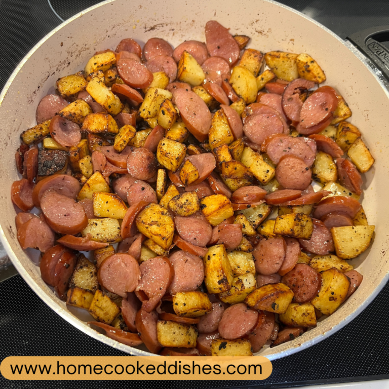 Easy Kielbasa and Potato Skillet - A Family Favorite - Home Cooked Dishes